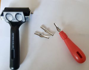 Lino cutting and printing